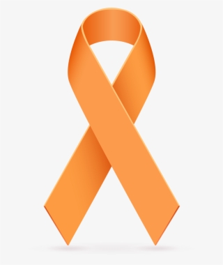 Orange Cancer Ribbon Png - Orange Ribbon Transparent Background PNG ...