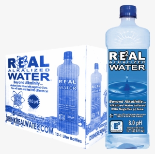 Real Water 1-liter Bottles - Real Water PNG Image | Transparent PNG ...