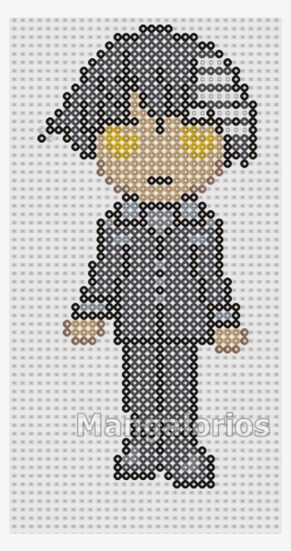 Death The Kid - Soul Eater Perler Beads Patterns PNG Image ...