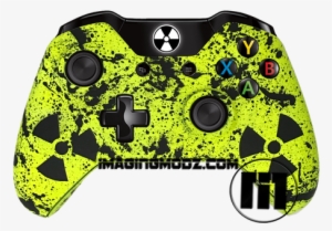Radioactive Neon Yellow Xbox One Controller - Xbox One Controller PNG ...