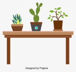 Cartoon Hand-painted Simple Flower Pot Flower Design, - Vector Graphics ...