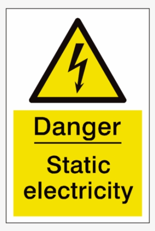 Static Electricity Sign - Hazard Warning Sign PNG Image | Transparent ...