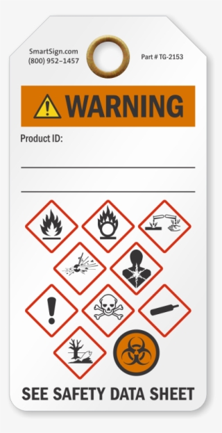 Warning Ghs Hazard Symbols Tag - Hazards Of Acids And Alkalis PNG Image ...