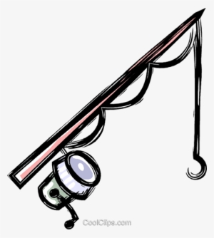 Fishing Pole Royalty Free Vector Clip Art Illustration - Fishing Pole ...
