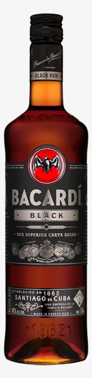 Bacardi Black Rum 750ml PNG Image | Transparent PNG Free Download on ...