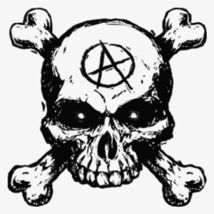 Anarchy Black Skull PNG Image | Transparent PNG Free Download on SeekPNG