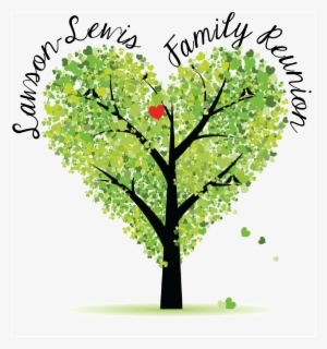 Family Reunion Hut - Heart Trees PNG Image | Transparent PNG Free ...