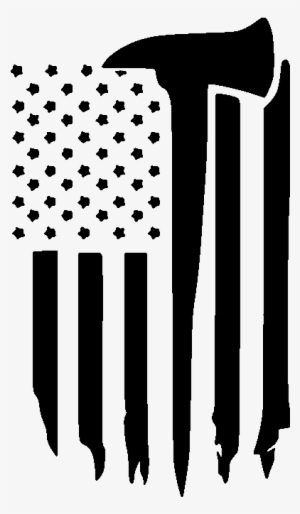 Firefighter Axe Flag File Size - Thin Red Line Axe Flag PNG Image ...