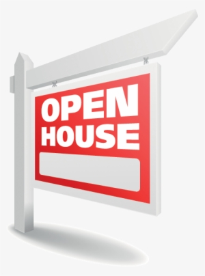 The Benefits Of Going To Open Houses - Signage PNG Image | Transparent ...