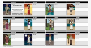 Character Map For The Tempest - Character Map Of The Tempest PNG Image ...