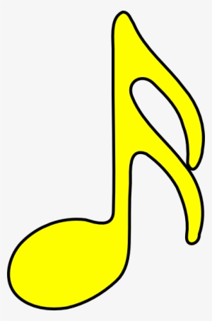Musical Notes Clipart Mucic - Yellow Musical Note Transparent PNG Image ...