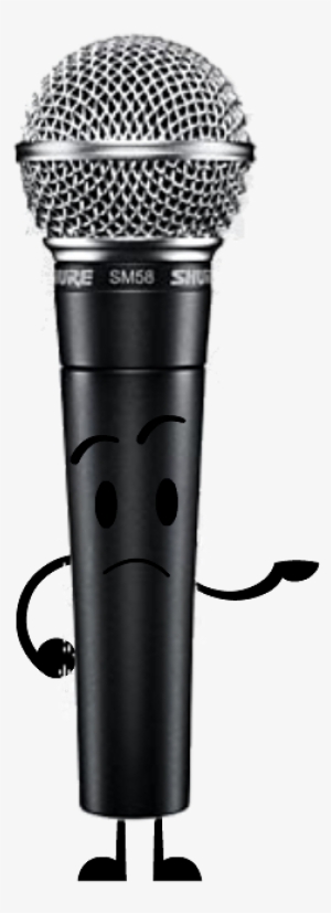 Microphone - Shure Sm58 Vocal Mic With Mic Stand PNG Image ...