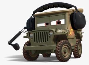 Cars 2 Sarge - Cars 2 Characters PNG Image | Transparent PNG Free ...