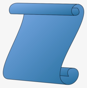 Scroll Blue Gradient Clip Art At Clker - Scroll Clipart Blue PNG Image ...