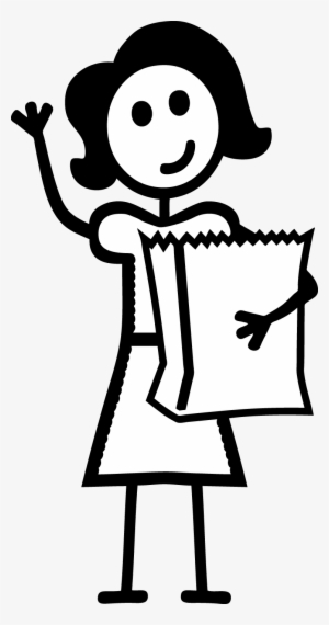 Mommy Clipart Stick Figure - Family Car Stickers Mom PNG Image ...