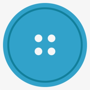 Blue Round Cloth Button With 2 Hole Png Image - Blue Clothes Button Png ...