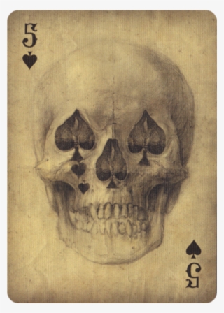 Ace Of Spades Skull - Skull Deck Of Cards PNG Image | Transparent PNG ...