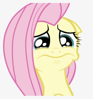 Crying, Fluttershy, Sad, Safe, Season 5, Simple Background, PNG Image ...