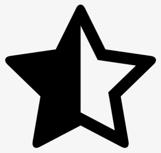 Png File - Half Star Icon PNG Image | Transparent PNG Free Download on ...