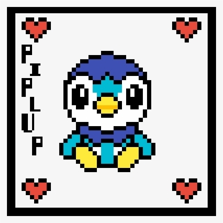 Piplup - Pokemon Pixel Art Piplup PNG Image | Transparent PNG Free ...