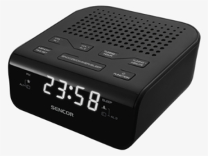 More Views - Sencor Src 135 White-green Radio Alarm Clock PNG Image ...
