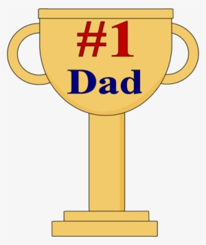 Fathers Day Clipart, - Number 1 Dad Trophy PNG Image | Transparent PNG ...