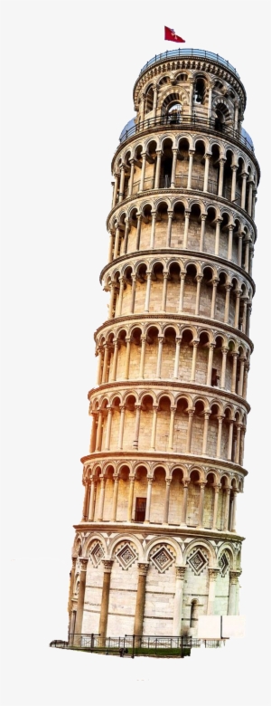 Hand Drawn Cartoon Pizza Leaning Tower Transparent - Piazza Dei ...