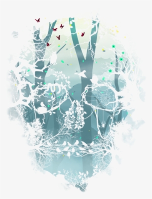 Dark Forest Skull - Skull PNG Image | Transparent PNG Free Download on ...