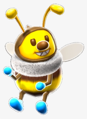 Bee - Super Mario Galaxy Bees PNG Image | Transparent PNG Free Download ...