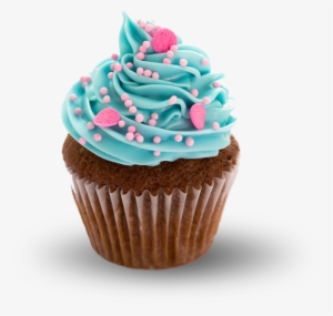 Bakery & Sweets - Blue And Pink Cupcake Png PNG Image | Transparent PNG ...
