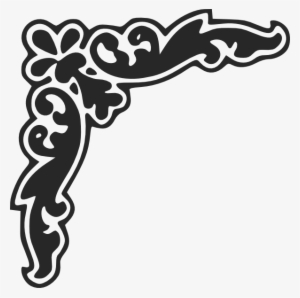 Corner Design Png - Ornate Corner Detail Png PNG Image | Transparent ...