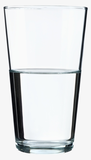 Is The Glass Half Empty Or Half Full - Glass Half Full Clipart PNG ...