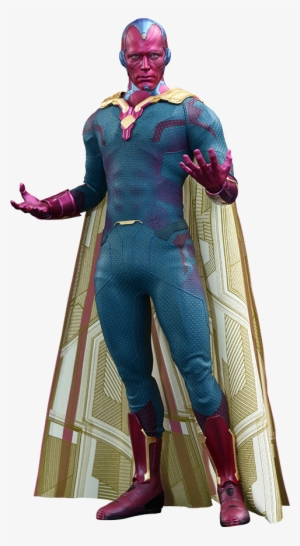 Marvel Vision - Avengers 2 - Vision 1:6 Scale Figure PNG Image ...