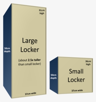 There Are Two Locker Sizes, Small And Large - Universal Studios ...