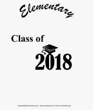 Elementary Class Of 2018 Graduation T Shirt Iron On - Class Of 2018 ...