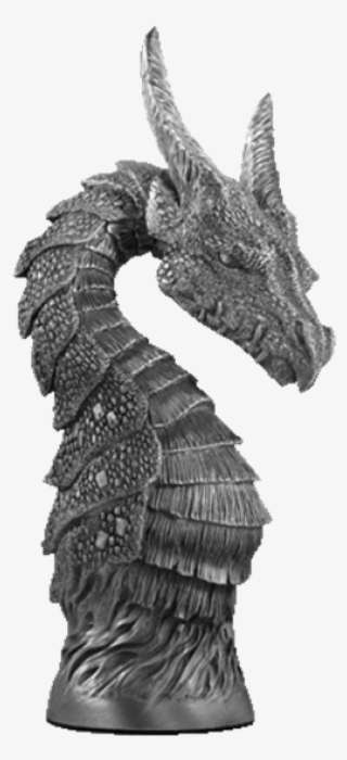 Enchanted Dragon Figurine - Knight Chess Piece Dragon PNG Image ...