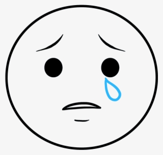 How To Draw Crying Emoji - Circle PNG Image | Transparent PNG Free ...