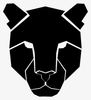This Free Icons Png Design Of Leopard Head Silhouette PNG Image ...