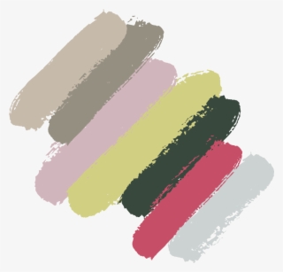Seven Paint Swipes, Representing The Colors Of The - Color PNG Image ...