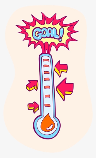 Fundraising Thermometer - Goals Meter PNG Image | Transparent PNG Free ...