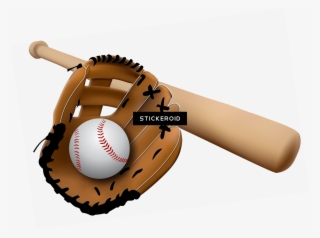 Clip Art Transparent Stock Baseball Bat And Glove Clipart - Baseball ...
