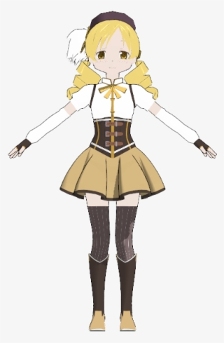 Mami Kakura - Tomoe Mami Mmd Dl PNG Image | Transparent PNG Free ...