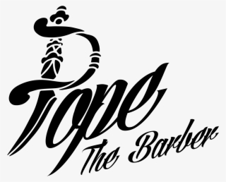 Pope The Barber - Calligraphy PNG Image | Transparent PNG Free Download ...