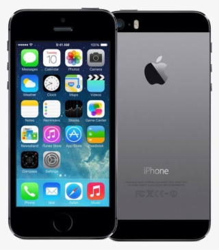 Apple Iphone 5s 16gb - 5s Space Gray 32gb PNG Image | Transparent PNG ...