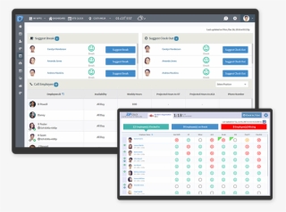Online Employee Time Clock, Time Tracking, And Schedule - Computer Icon ...