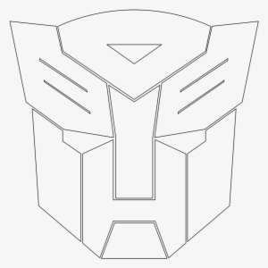 Transformers Autobot Symbol Outline - Line Art PNG Image | Transparent ...