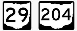 Independent-mount Style Route 29 And Route 204 Markers - Ohio State ...