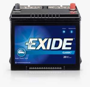 Hd Truck Batteries Inverter Battery Png Hd Png Mart - Exide Classic ...