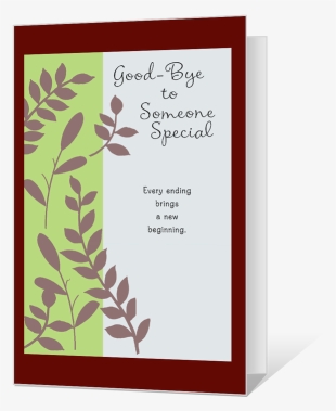 Printable Good Bye & Good Luck Cards - Picture Frame PNG Image ...