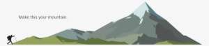 Gradual-mountain@4x - Summit PNG Image | Transparent PNG Free Download ...